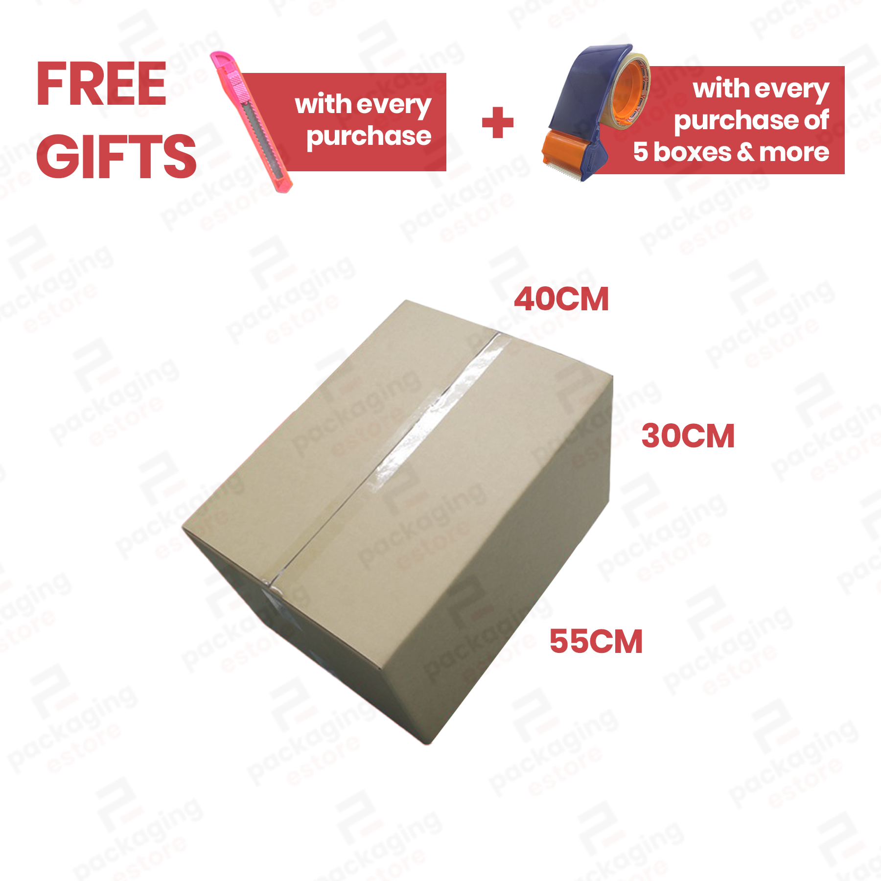 L Carton + Bubble Roll Bundle – Packaging eStore