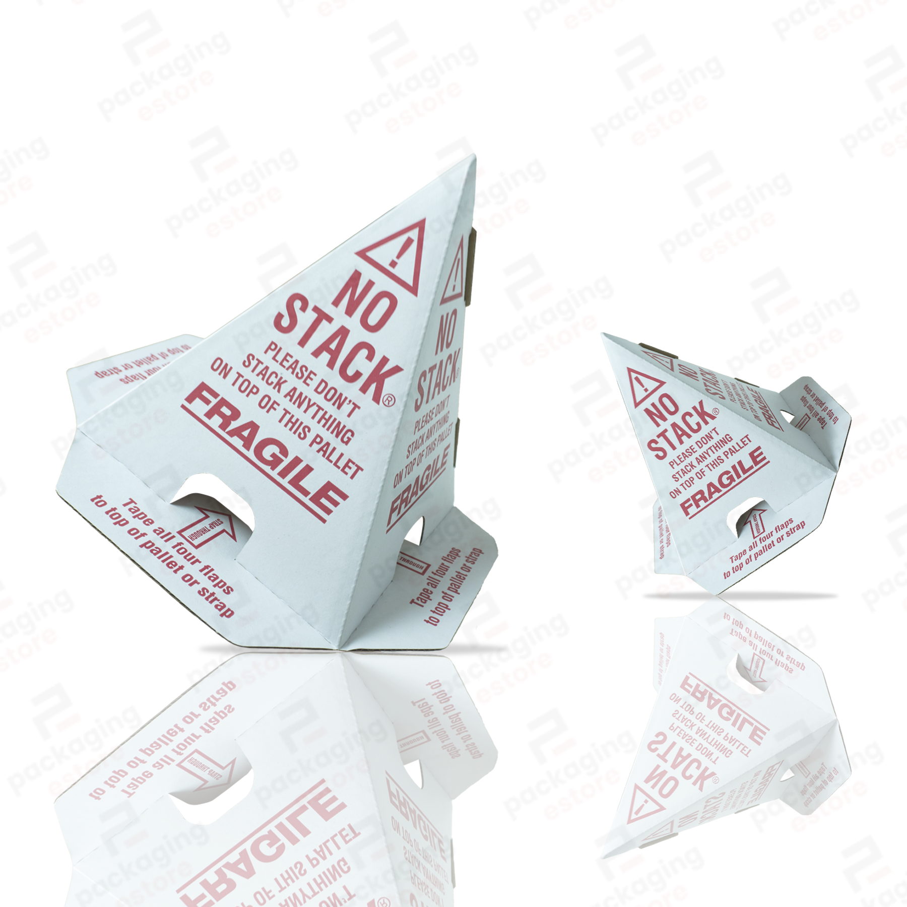 Pallet Cones - White 30 x 30 x 25cm – Packaging eStore